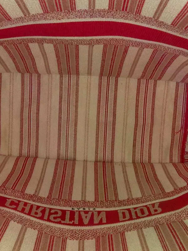 Dior 2018 Large Book Tote Bag - Red