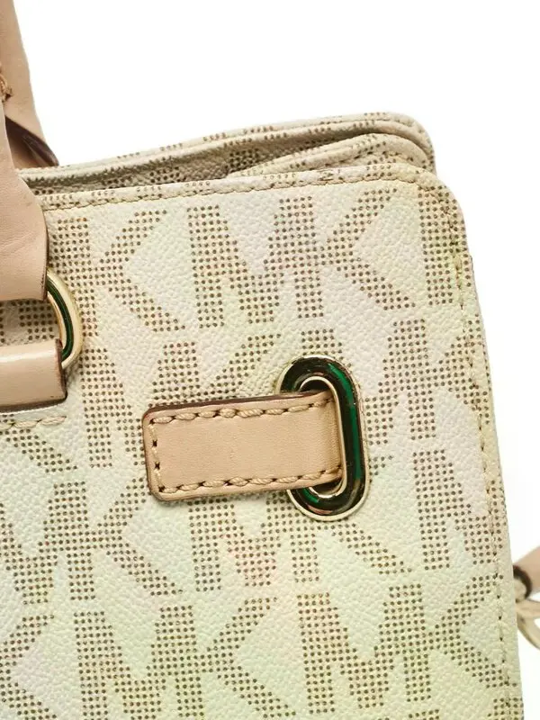 Michael Kors Monogram Leather Tote