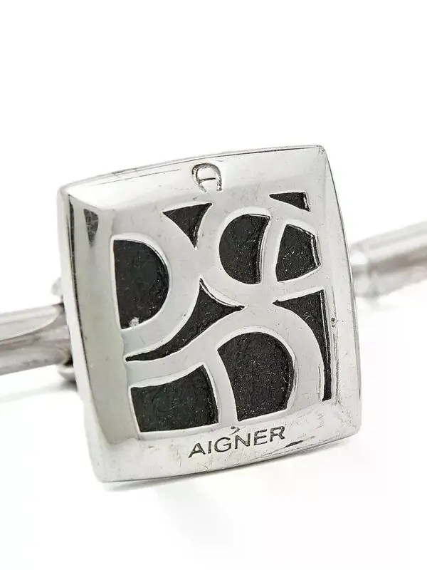 AIGNER Logo-embellished Cufflinks
