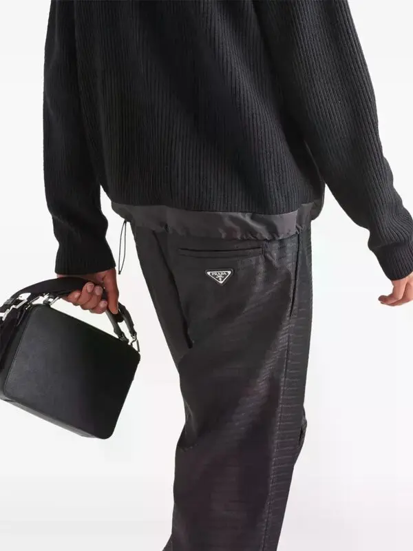 Prada Triangle-logo Trousers