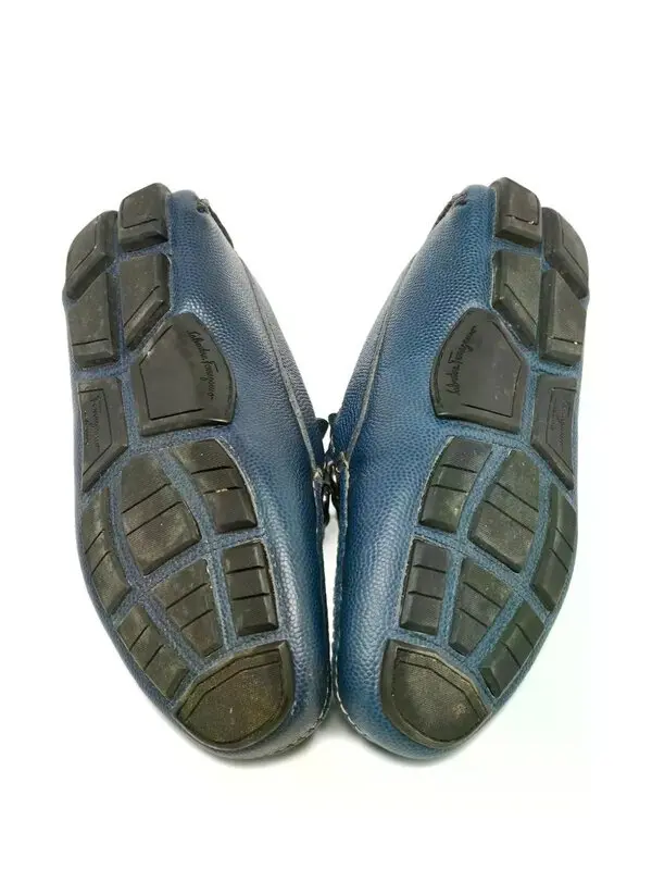 FERRAGAMO Gancini Buckle Leather Loafers