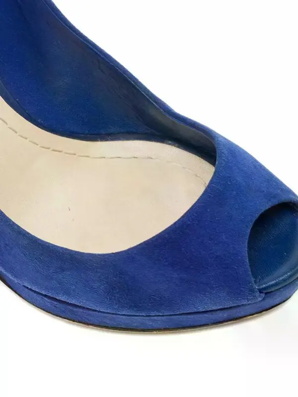 Dior Peep-toe Platform High Heel Pumps