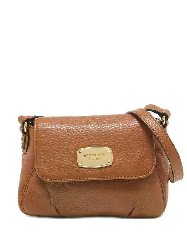 Michael Kors Leather Crossbody Bag - Brown