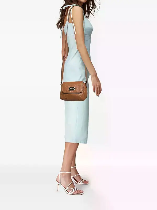Michael Kors Leather Crossbody Bag - Brown