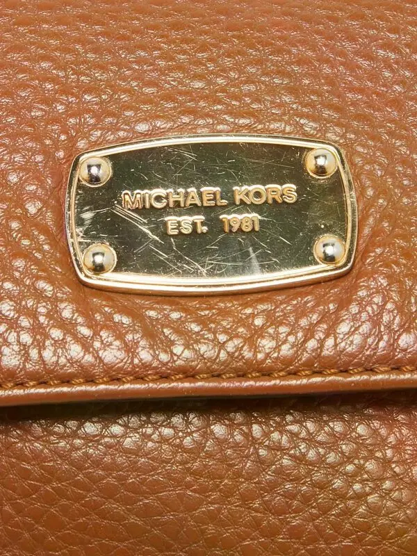 Michael Kors Leather Crossbody Bag - Brown