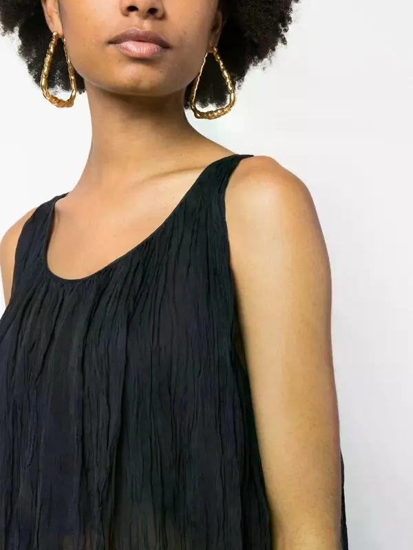 Prada 2000s Sleeveless Silk Blouse