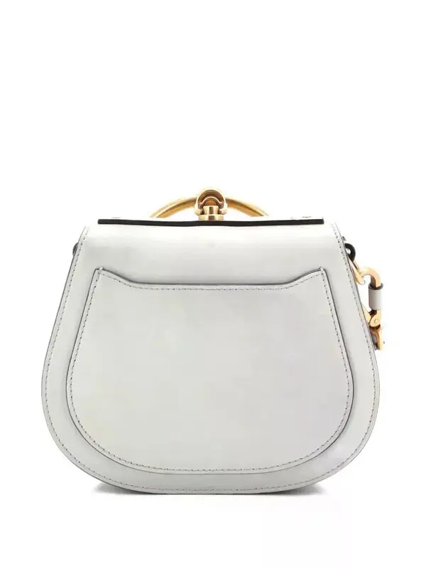 Chloé Nile Leather Small Crossbody Bag - Grey