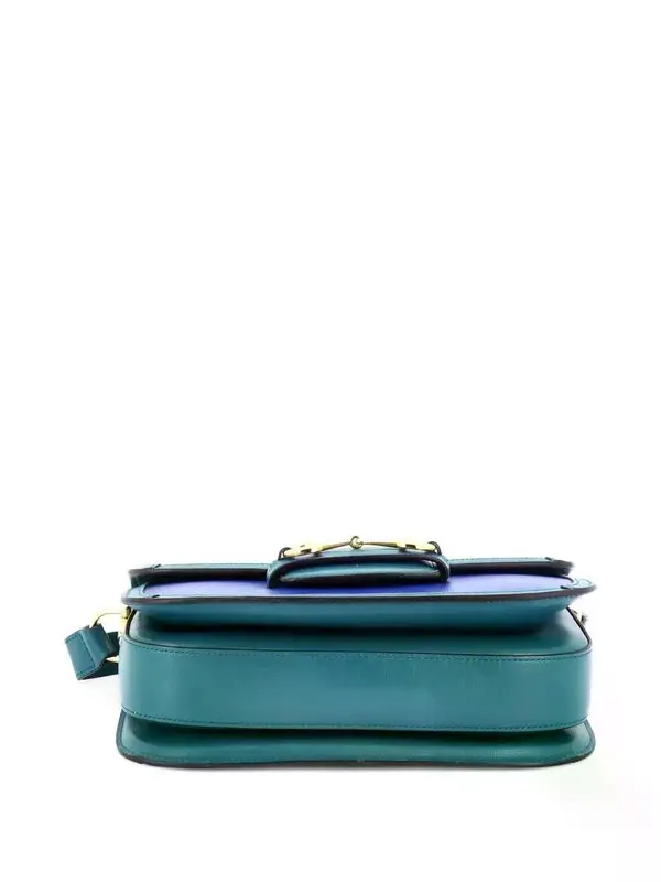 Gucci Horsebit 1955 Small Shoulder Bag - Blue