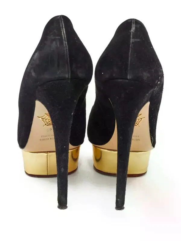 CHARLOTTE OLYMPIA 145mm Peep-toe Platform Pumps - Black