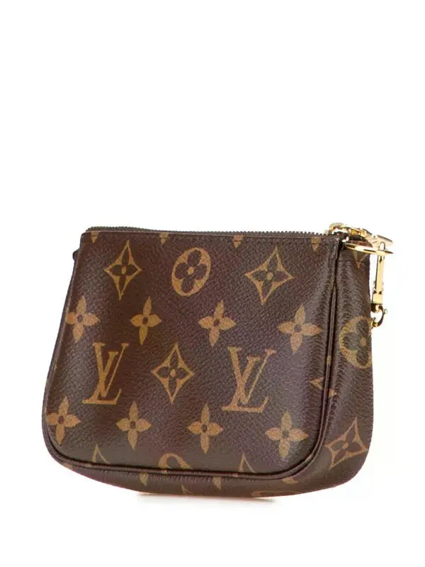 LOUIS VUITTON 2022 Monogram Mini Pochette Accessoires Handbag - Brown