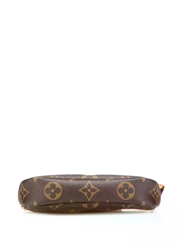 LOUIS VUITTON 2022 Monogram Mini Pochette Accessoires Handbag - Brown