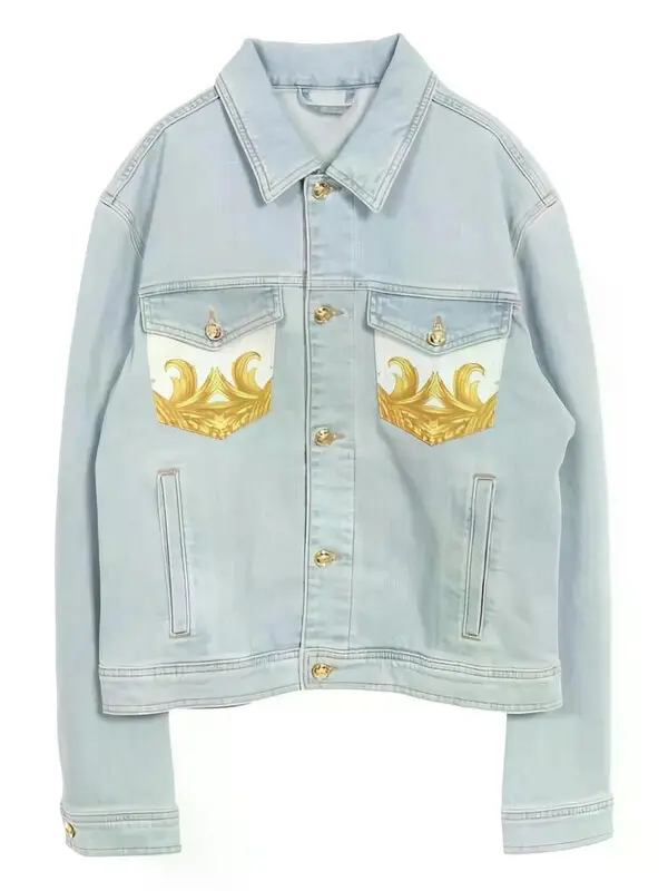 Versace 2010s Pocket Denim Jacket