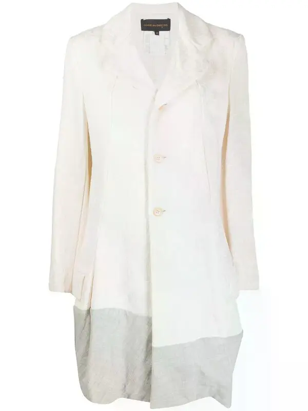 Comme Des Garçons 1993 Patchwork Panel Jacquard Coat