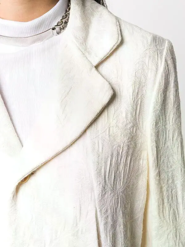 Comme Des Garçons 1993 Patchwork Panel Jacquard Coat