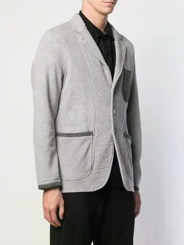 Comme Des Garçons Contrasting Details Straight Jacket