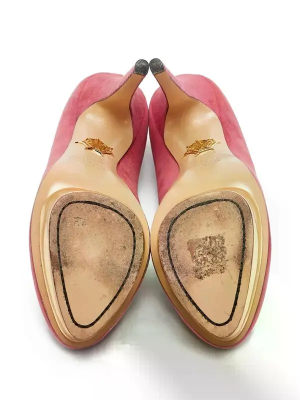 CHARLOTTE OLYMPIA 150mm Suede Platform Pumps