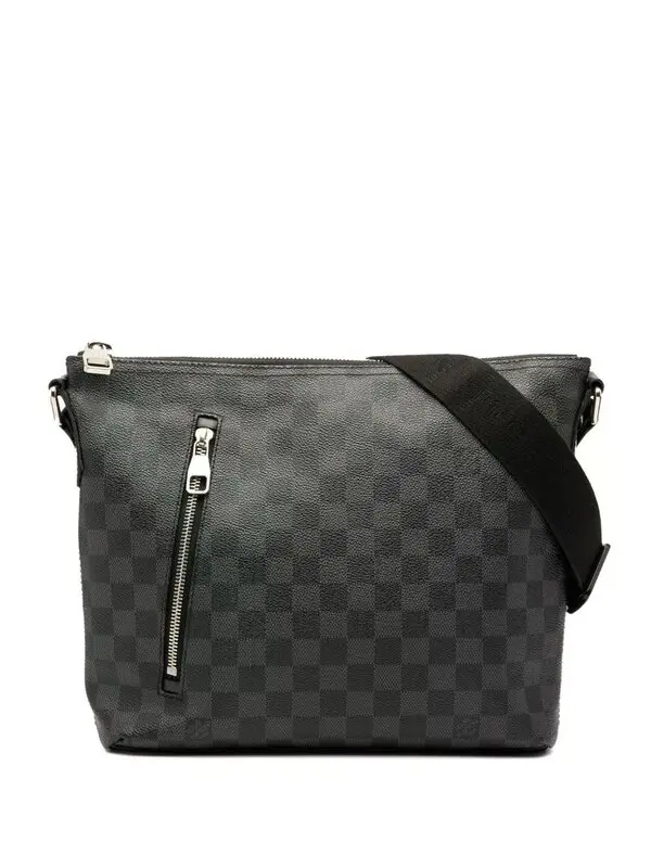 LOUIS VUITTON Damier Graphite Mick Pm Crossbody Bag - Black