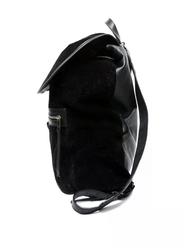 Balenciaga 2010s Rock Suede Backpack - Black