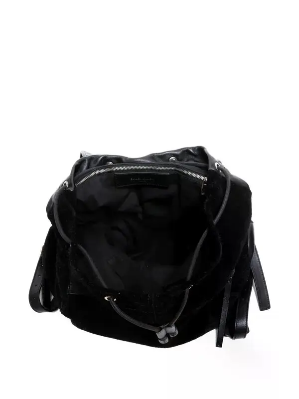 Balenciaga 2010s Rock Suede Backpack - Black