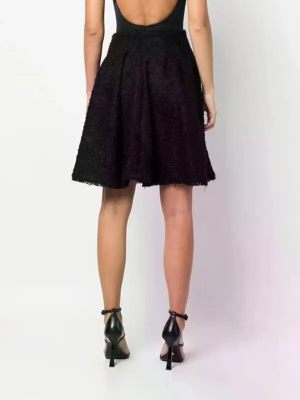 Dior 2010s Textured Flared Skirt