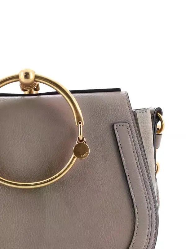 Chloé Nile Leather Medium Crossbody Bag - Neutrals