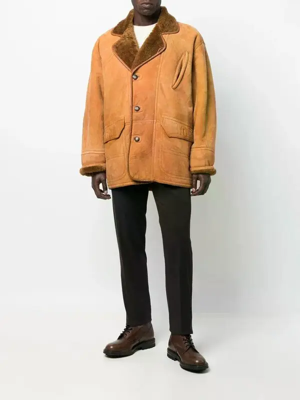 A.N.G.E.L.O. VINTAGE CULT 1980s Shearling-lined Leather Jacket