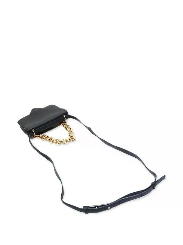 Bottega Veneta Chain Mount Envelope Shoulder Bag - Black