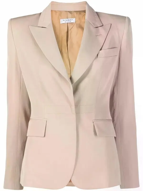 Saint Laurent 2001 Peak Lapel Single-breasted Blazer
