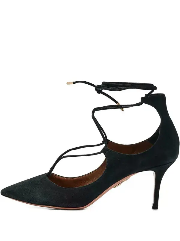 AQUAZZURA 80mm Suede Pumps