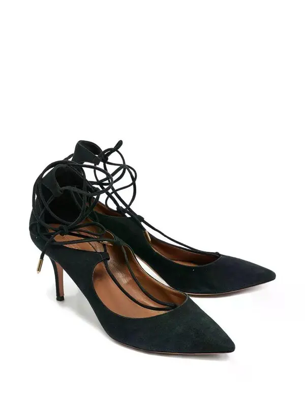 AQUAZZURA 80mm Suede Pumps