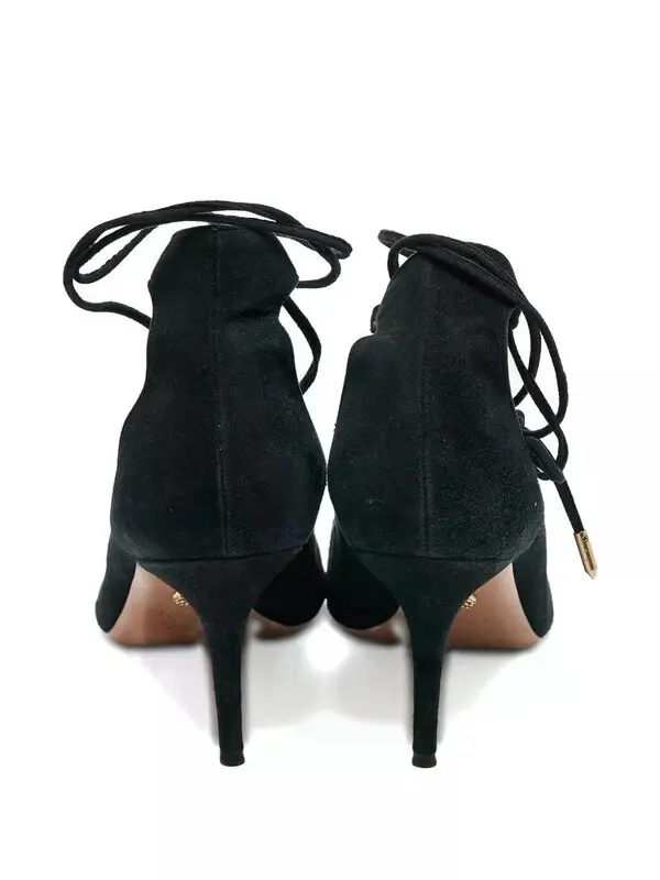 AQUAZZURA 80mm Suede Pumps