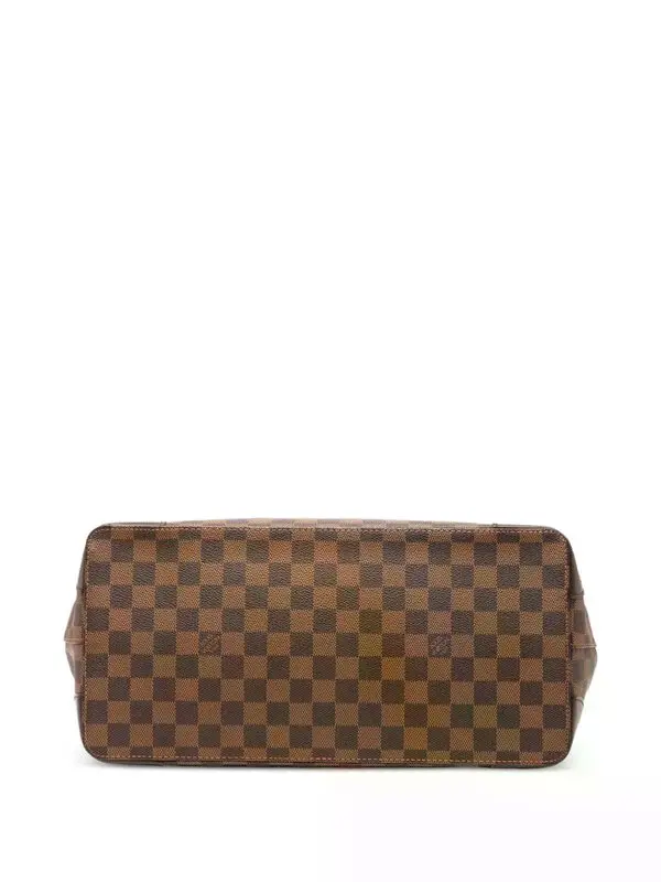 LOUIS VUITTON 2007 Damier Ebene Hampstead Mm Tote Bag