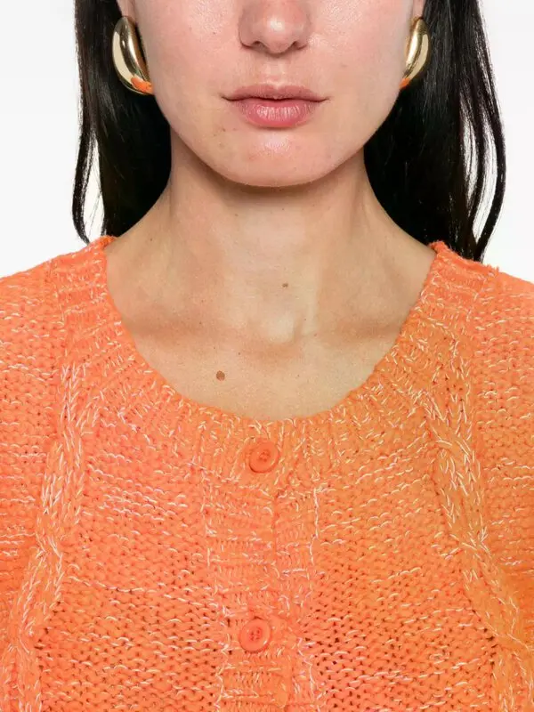 COURREGES 1970s Cable-knit Sleeveless Top