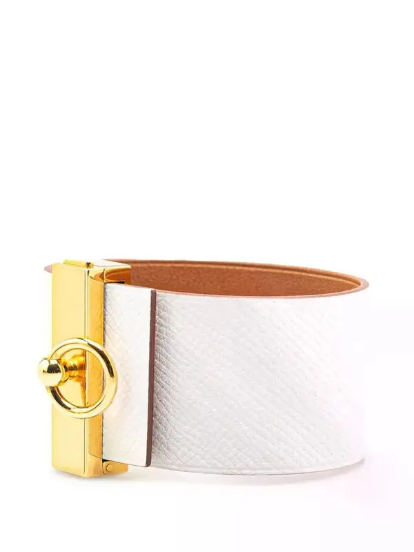 Hermès 2014 Bicolor Epsom Reversible Illusion Bracelet