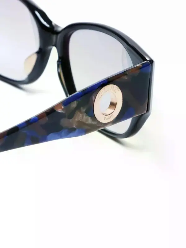Celine Marbled Square-frame Glasses