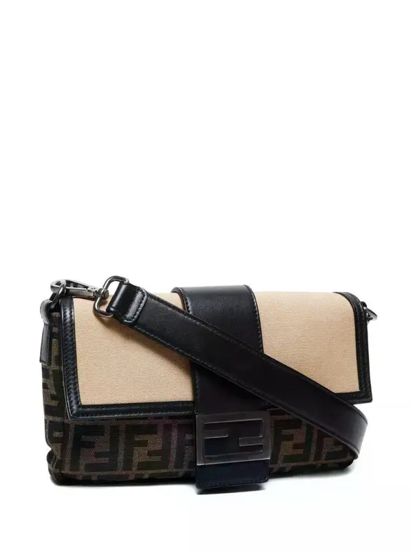 Fendi Zucca Mamma Baguette Shoulder Bag