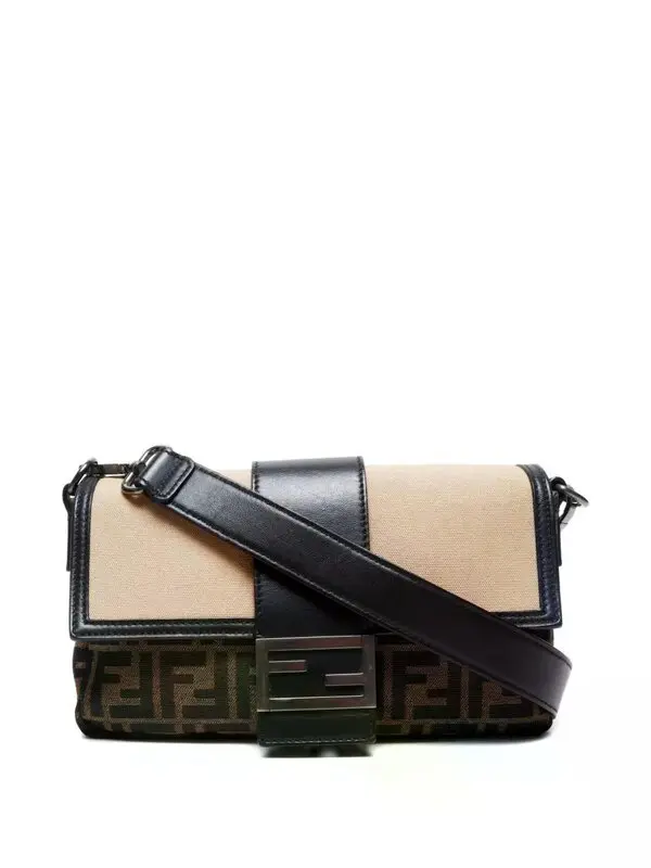 Fendi Zucca Mamma Baguette Shoulder Bag