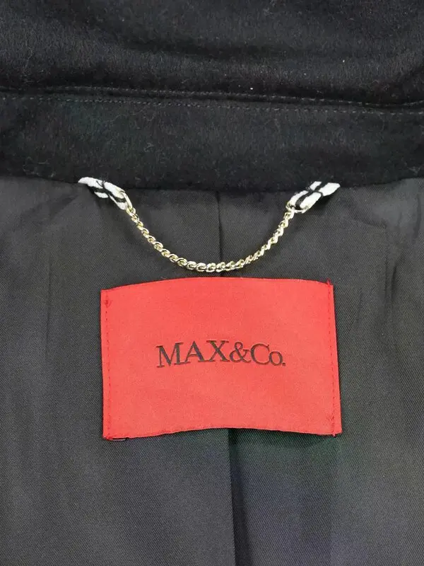 Max & Moi Double-breasted Belted Wool Coat