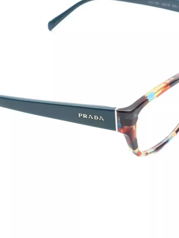 Prada 2010s Rectangle-frame Glasses