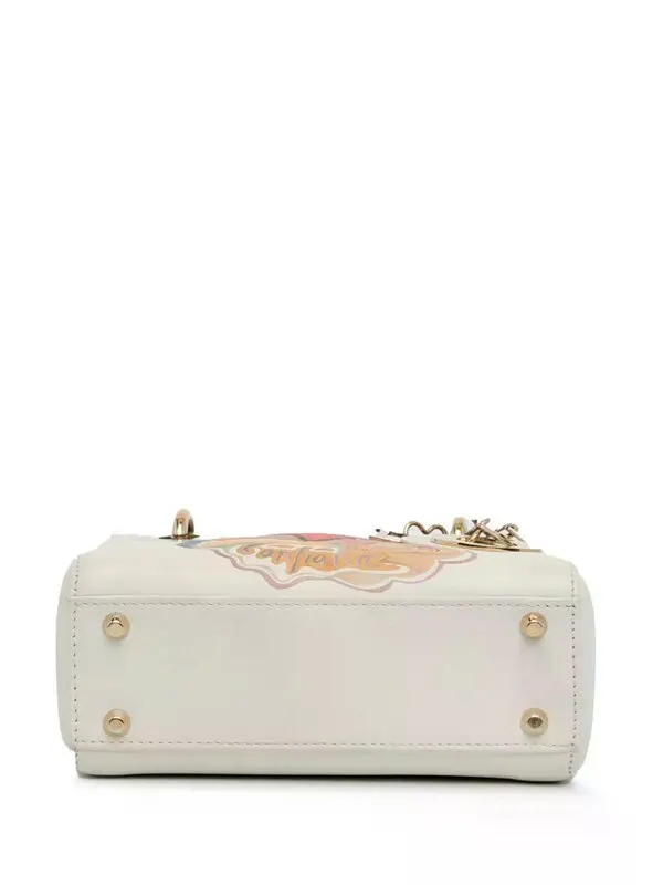 Dior 2018 Dioramour Mini Lady Satchel - White