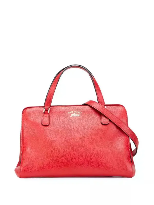 Gucci Calfskin Swing Top Handle Satchel
