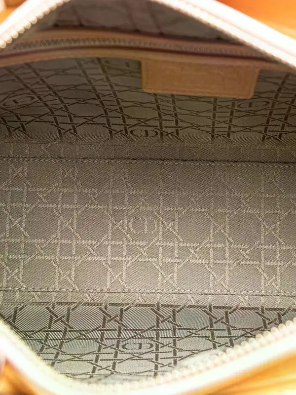 Dior 2012 Large Patent Cannage Lady Satchel - Brown