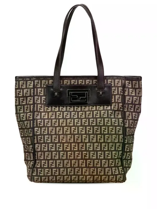 Fendi 2000-2010 Zucchino Canvas Tote Bag