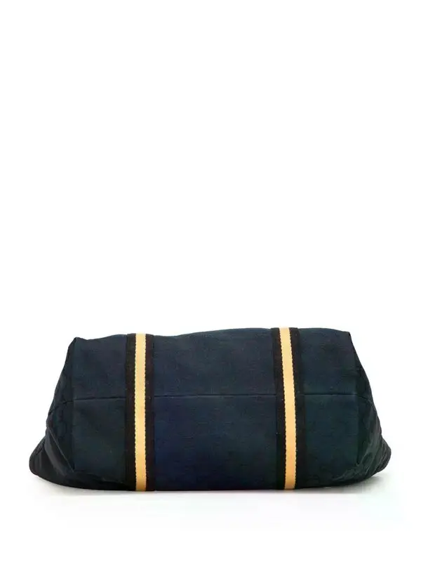 Gucci Large Gg Canvas Jolicoeur Tote Bag - Black
