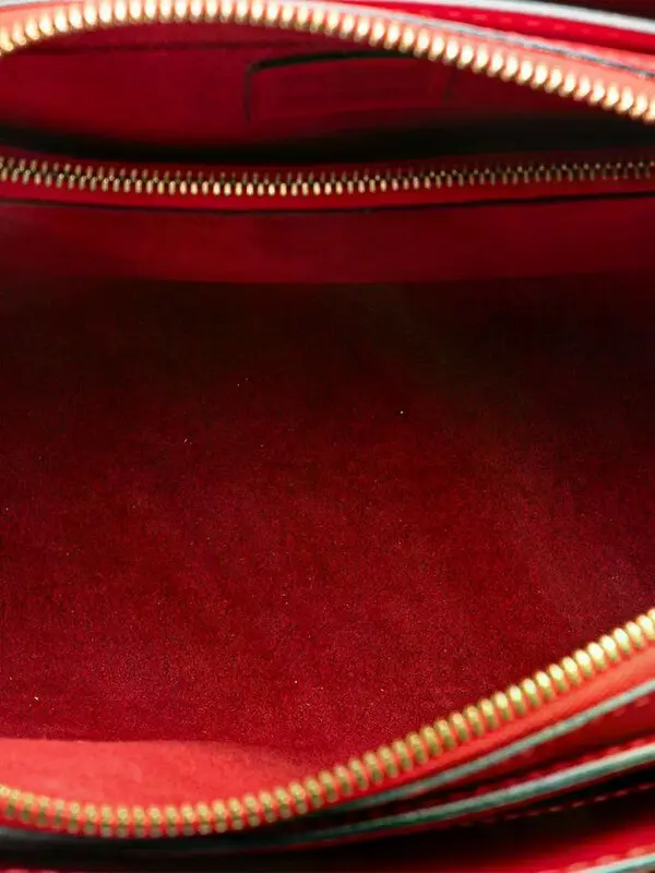 LOUIS VUITTON 2002 Epi Pont Neuf Handbag - Red