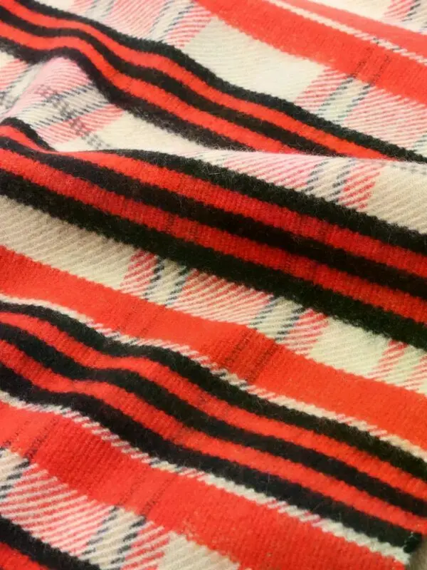 Hermès 2010s Plaid Cashmere Scarf