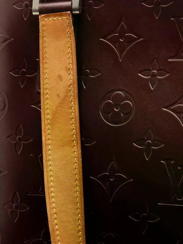 LOUIS VUITTON 2002 Monogram Mat Stockton Tote Bag - Red