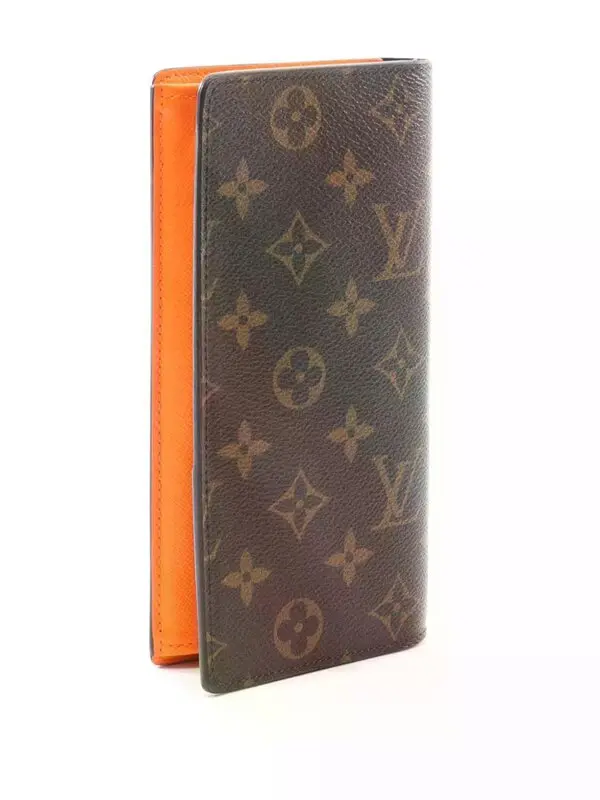 LOUIS VUITTON 2021 Monogram Embroidered Cartoon Friends Brazza Wallet Long Wallets - Brown