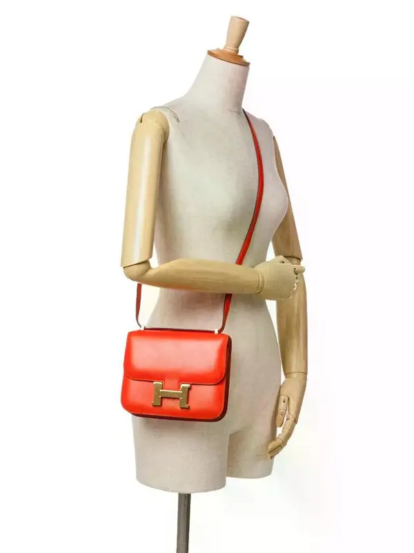 Hermès Mini Constance 18 Crossbody Bag - Red