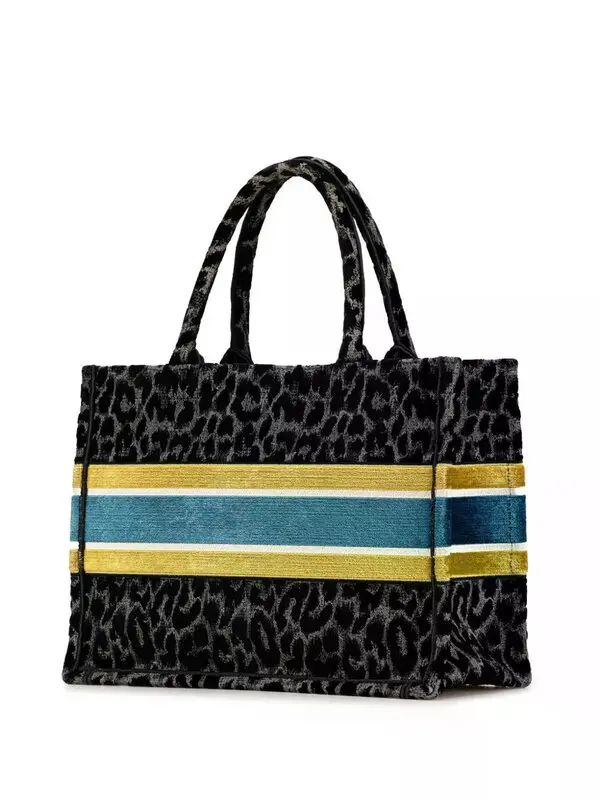 Dior 2021 Mizza Book Tote Bag - Black